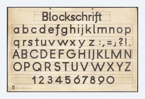 digiCULT - Museen im Saarland : Blockschrift (Saarländisches Schulmuseum)